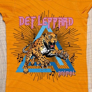 Def Leppard Png, Def Leppard Animal Digital Sublimation, Rock Band Tee ...