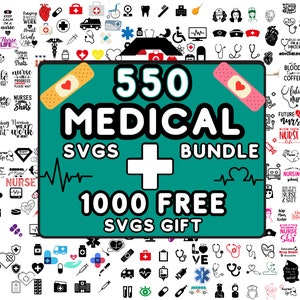 Nurse SVG Bundle, Medical Designs (digital Download) - Etsy