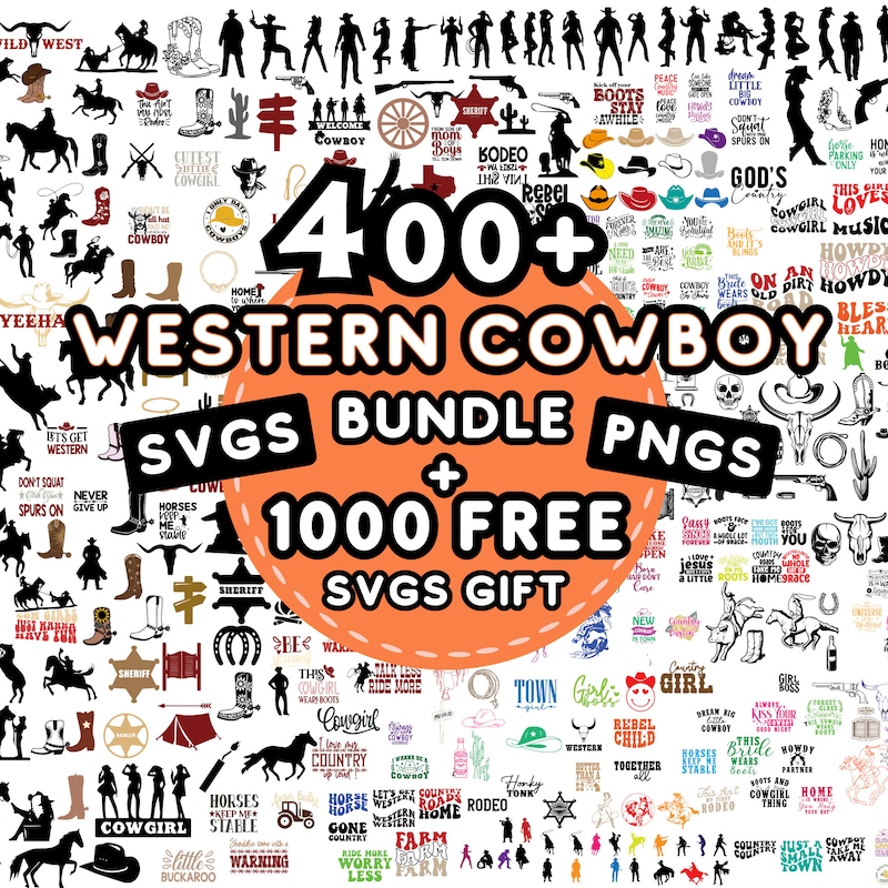 Western Svg - Etsy