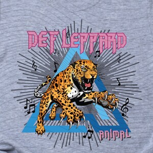 Def Leppard Png, Def Leppard Animal Digital Sublimation, Rock Band Tee ...