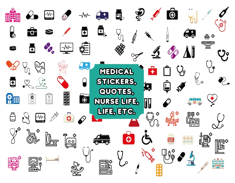 Nurse SVG Bundle, Medical Designs (digital Download) - Etsy