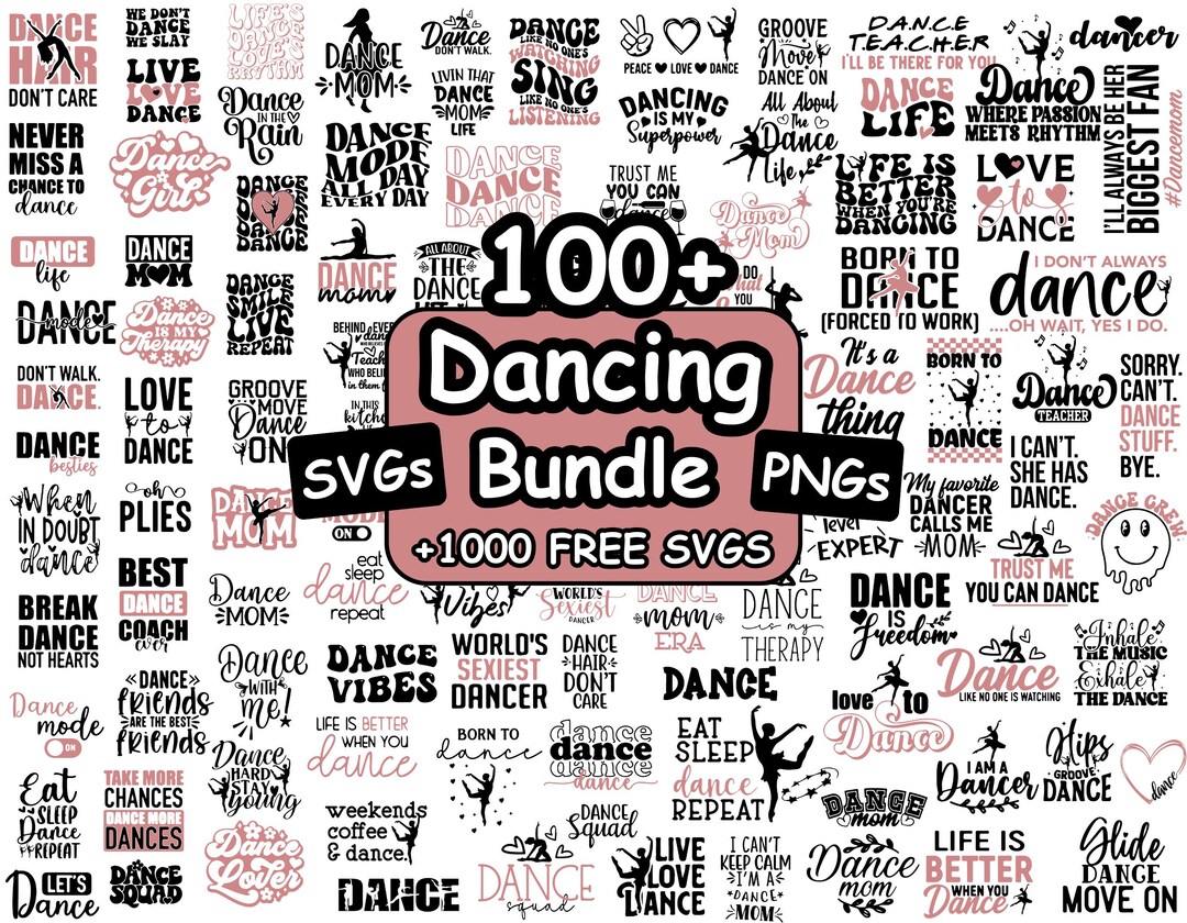 Dance SVG Bundle, Dance Quotes Svg, Dance Mom Svg, Dance Coach Svg ...