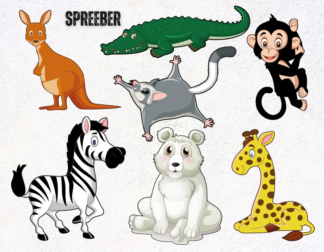 Animal SVG, Jungle Animals SVG, Safari SVG, Cute Animals Svg, Zoo ...