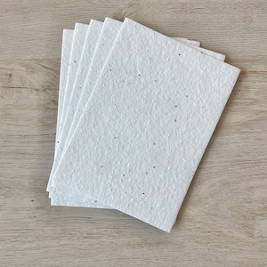300 Gsm 5x7" Basil Seed Paper Flower | Handmade Herb Seed Flower Paper ...