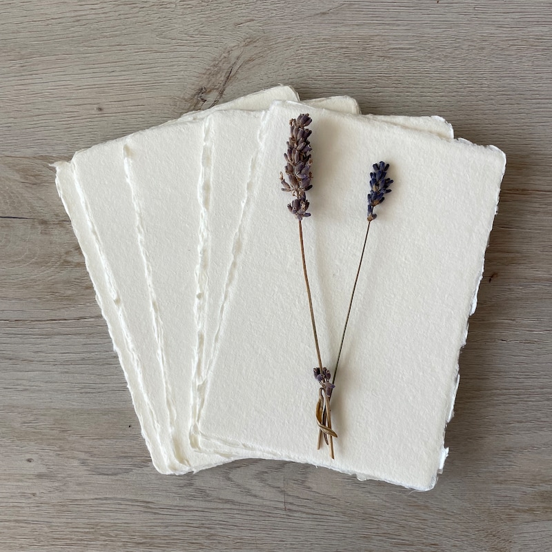 Cotton Rag Stationary - Etsy