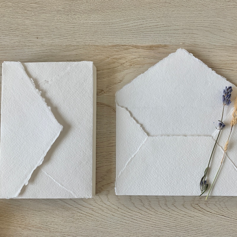 Deckled Edge Envelopes - Etsy