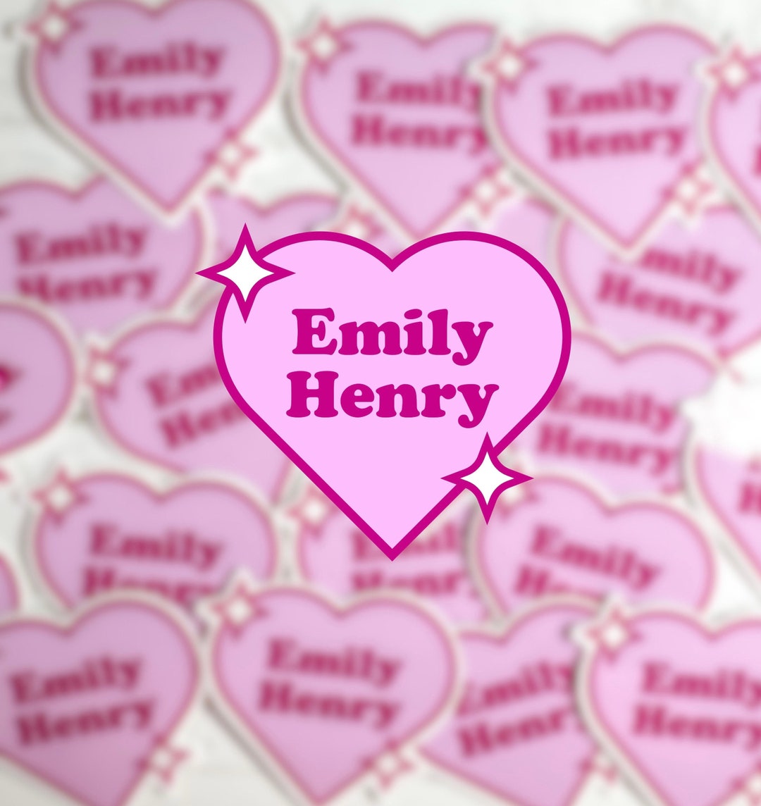 Emily Henry Sticker, Bookish Sticker, Reading Sticker,book Sticker ...