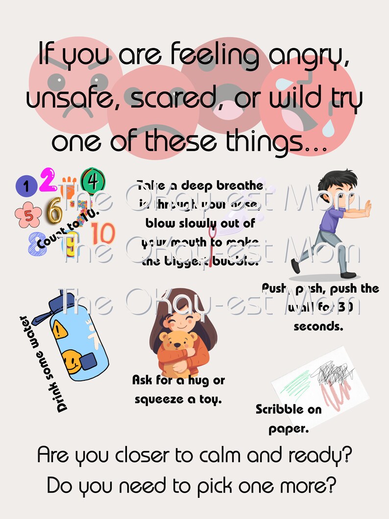 Feelings Chart for Kids/ Check-in Chart for Kids - Etsy