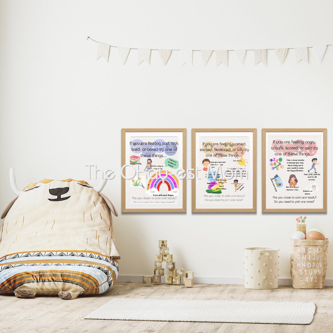 Feelings Chart for Kids/ Check-in Chart for Kids - Etsy