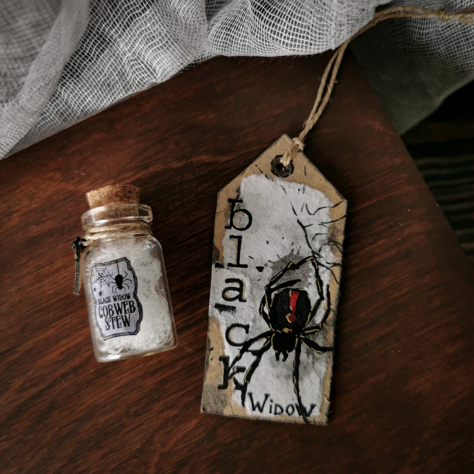 Black Widow Cobweb Stew, Halloween Gift, Spider, Cobweb Stew in Glass ...
