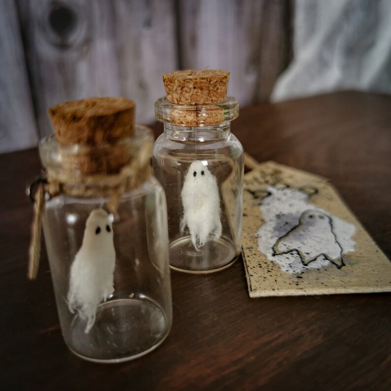 Mini Ghosts, Set 2 Psc, Adorable Pet, Halloween Gift, Spooky, Spirit in ...
