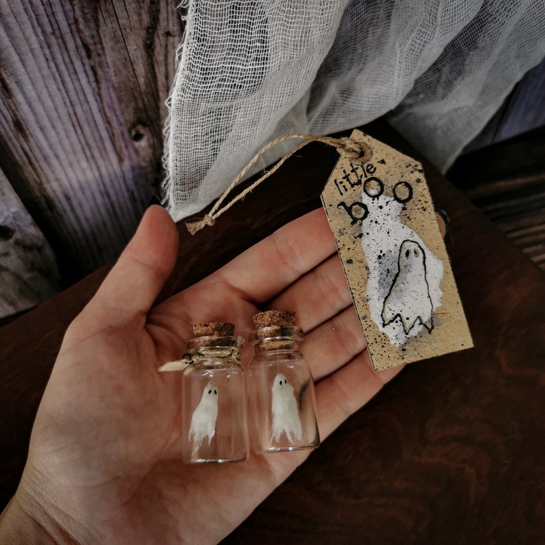 Mini Ghosts, Set 2 Psc, Adorable Pet, Halloween Gift, Spooky, Spirit in ...