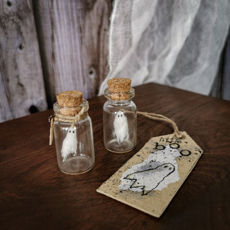 Mini Ghosts, Set 2 Psc, Adorable Pet, Halloween Gift, Spooky, Spirit in ...