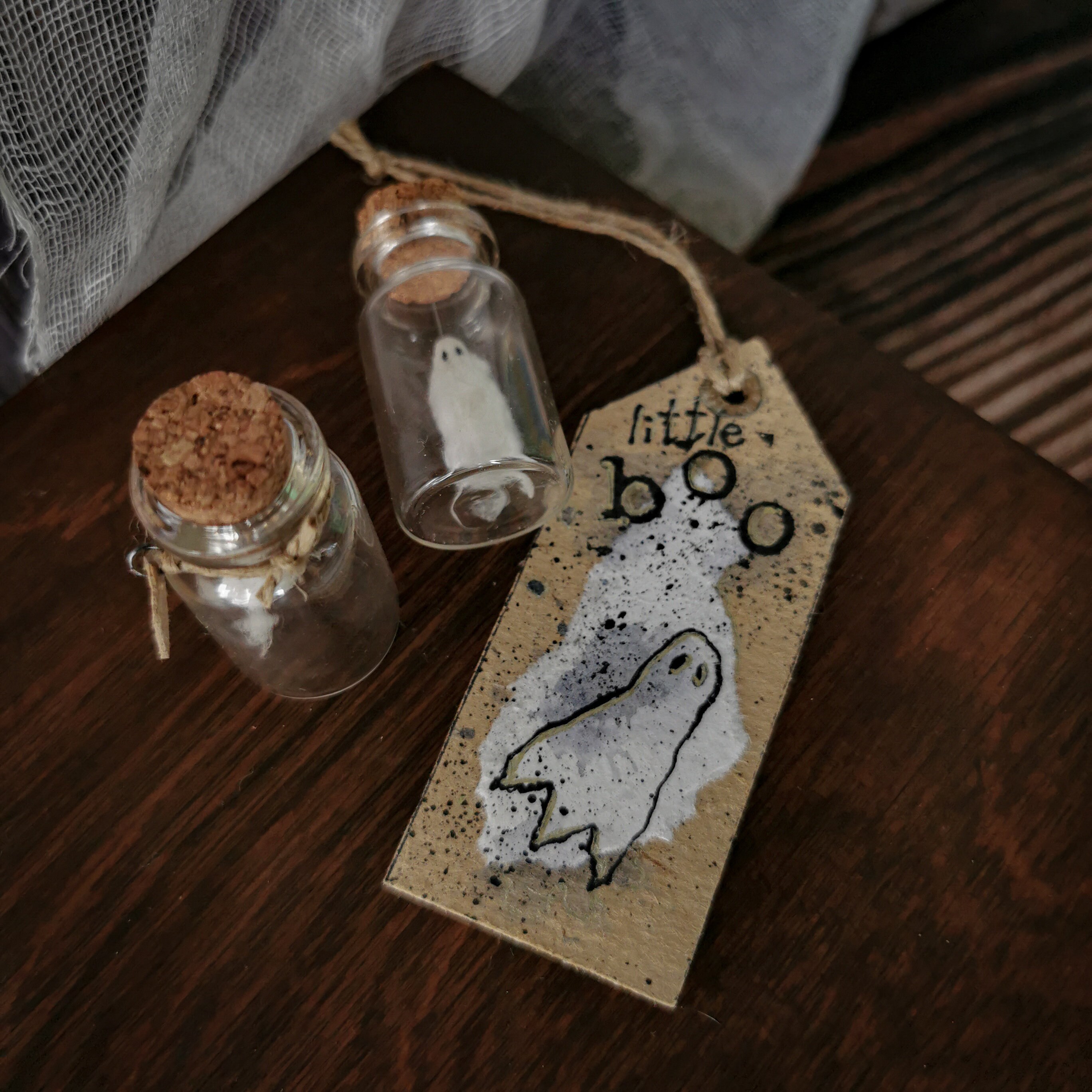 Mini Ghosts, Set 2 Psc, Adorable Pet, Halloween Gift, Spooky, Spirit in ...