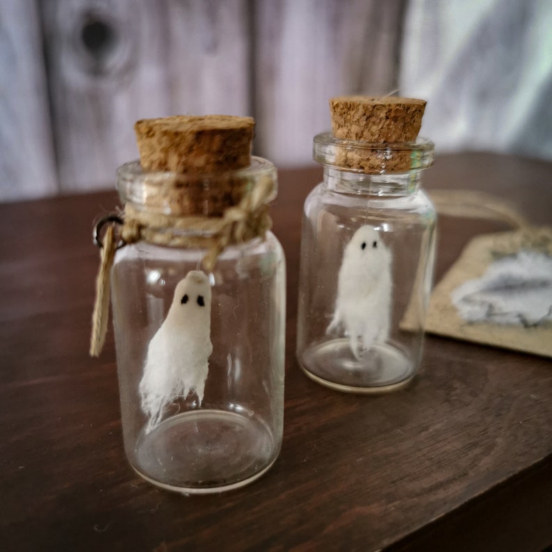 Mini Ghosts, Set 2 Psc, Adorable Pet, Halloween Gift, Spooky, Spirit in ...
