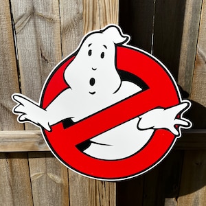 Ghostbusters Logo Sign – 1/4” PVC, Vibrant Colors, Indoor & Outdoor ...