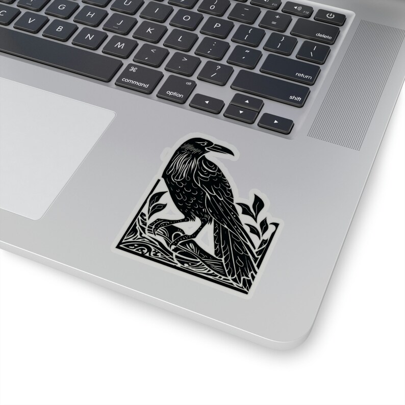 Raven Decal Sticker Small and Large - Etsy