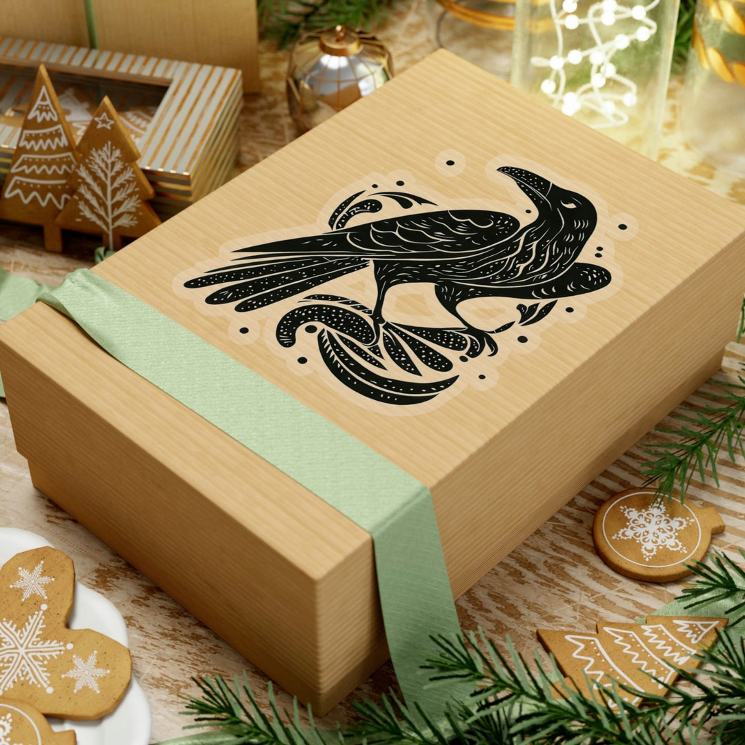 Raven Decal Sticker Small and Large - Etsy