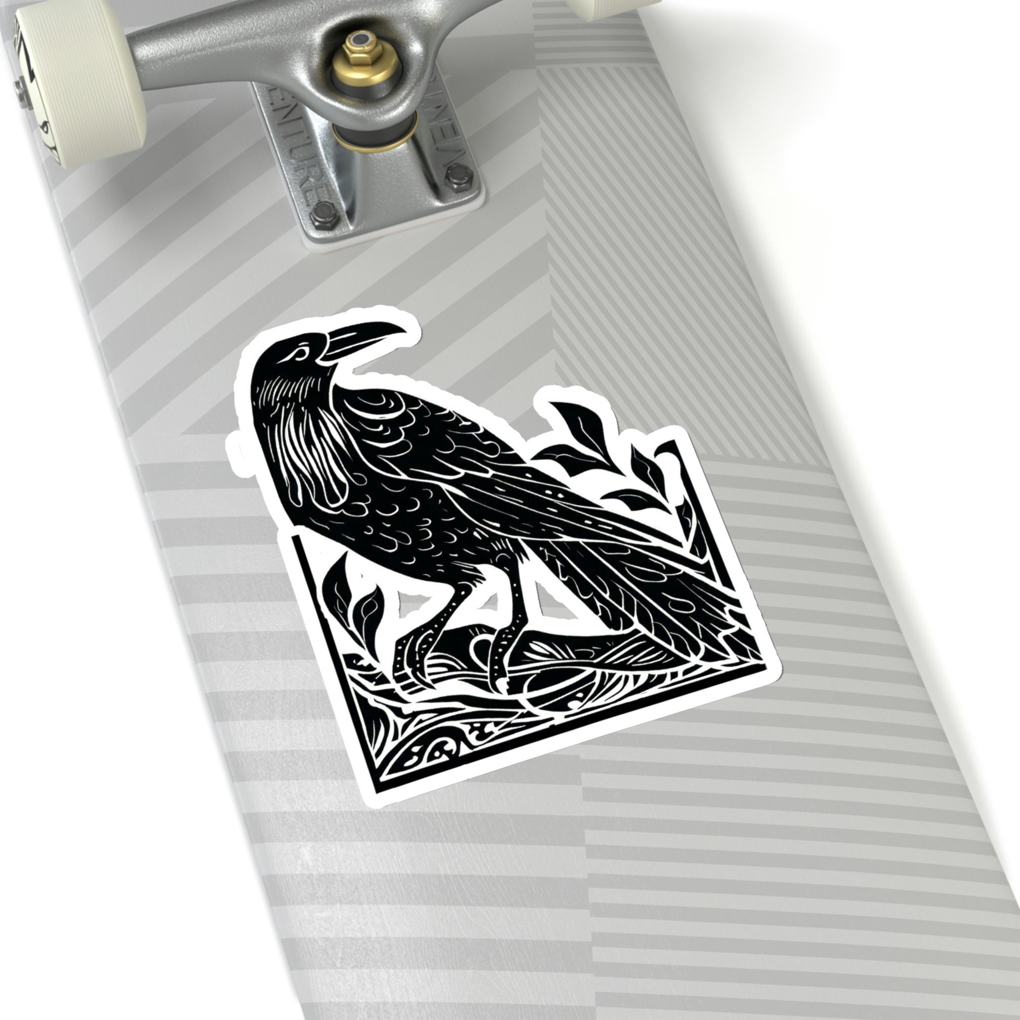 Raven Decal Sticker Small and Large - Etsy