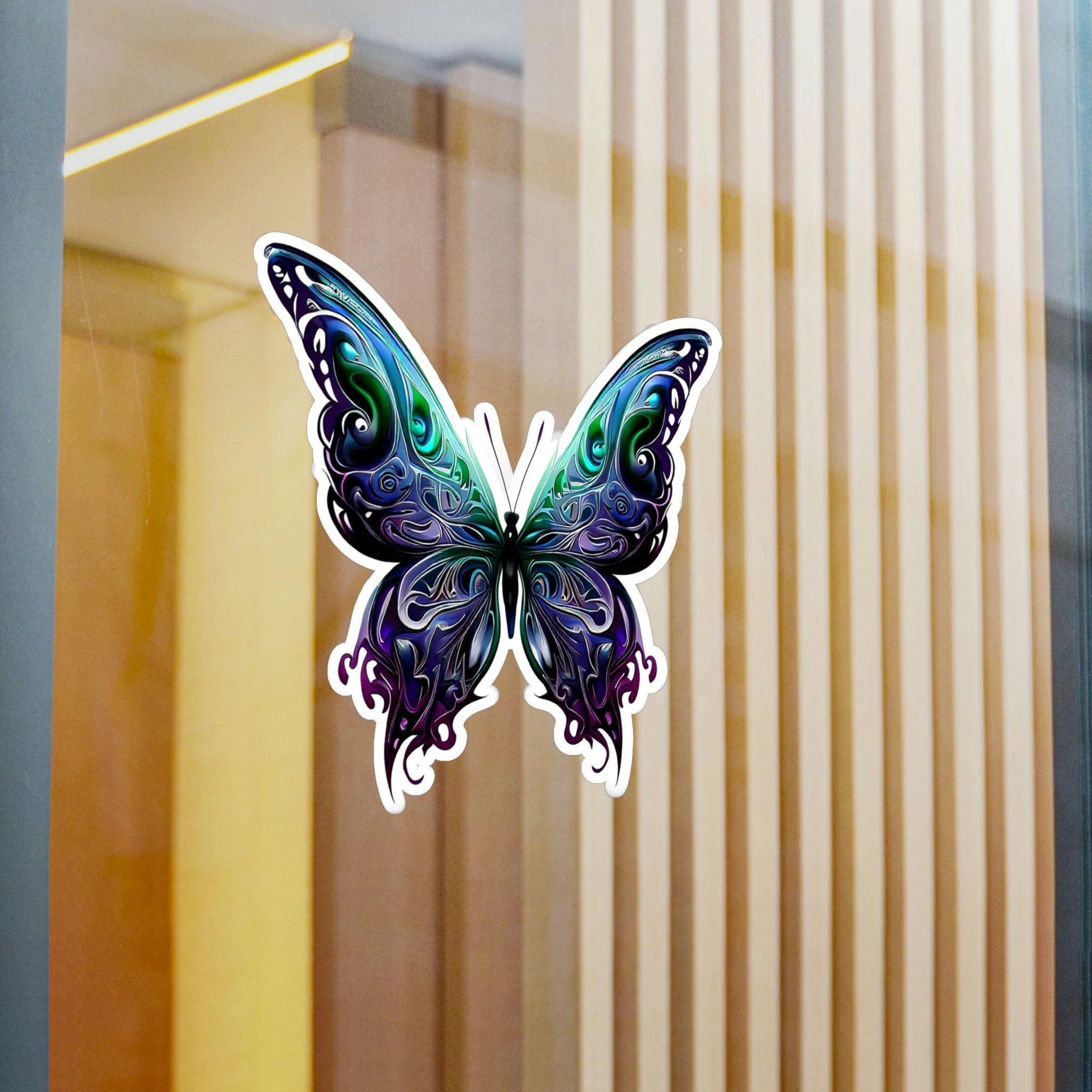 Butterfly Vinyl Decals Big Sticker Decals for Windows, Walls, Laptops ...