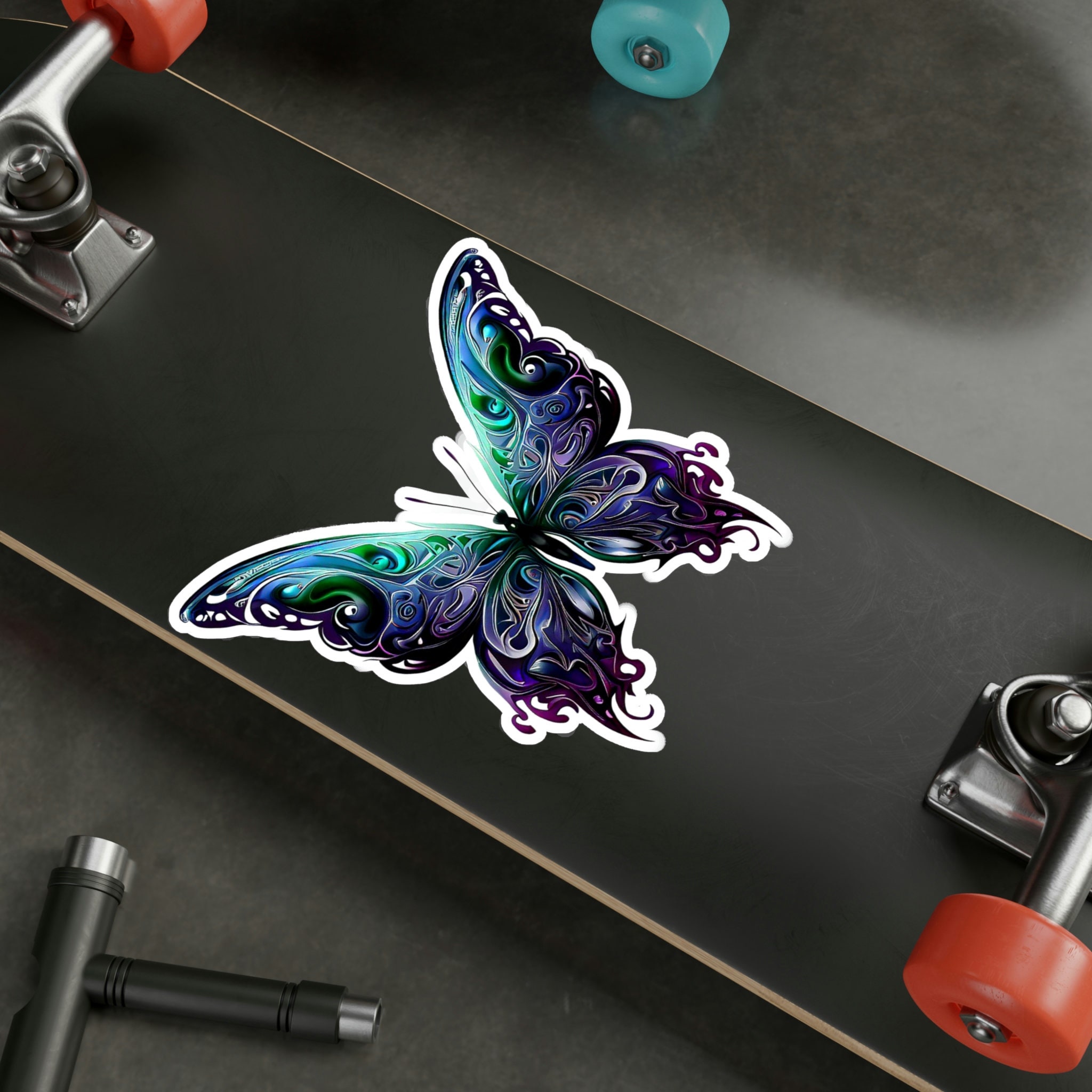 Butterfly Vinyl Decals Big Sticker Decals for Windows, Walls, Laptops ...
