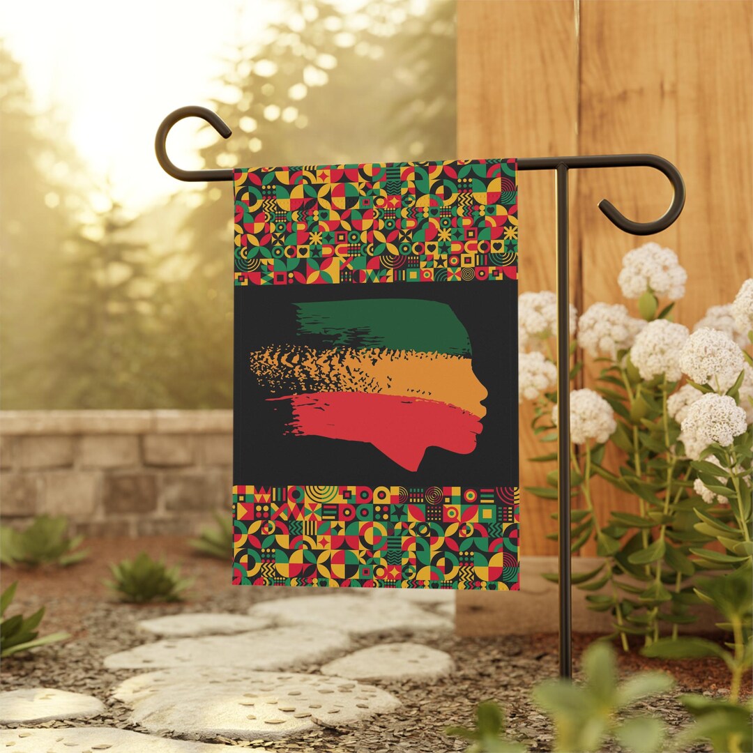 Black History Month Garden Flag, Black History Home Decor, African ...