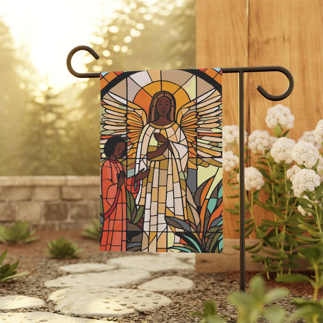Angel Garden Flag, African American Angel, African American Garden Flag ...