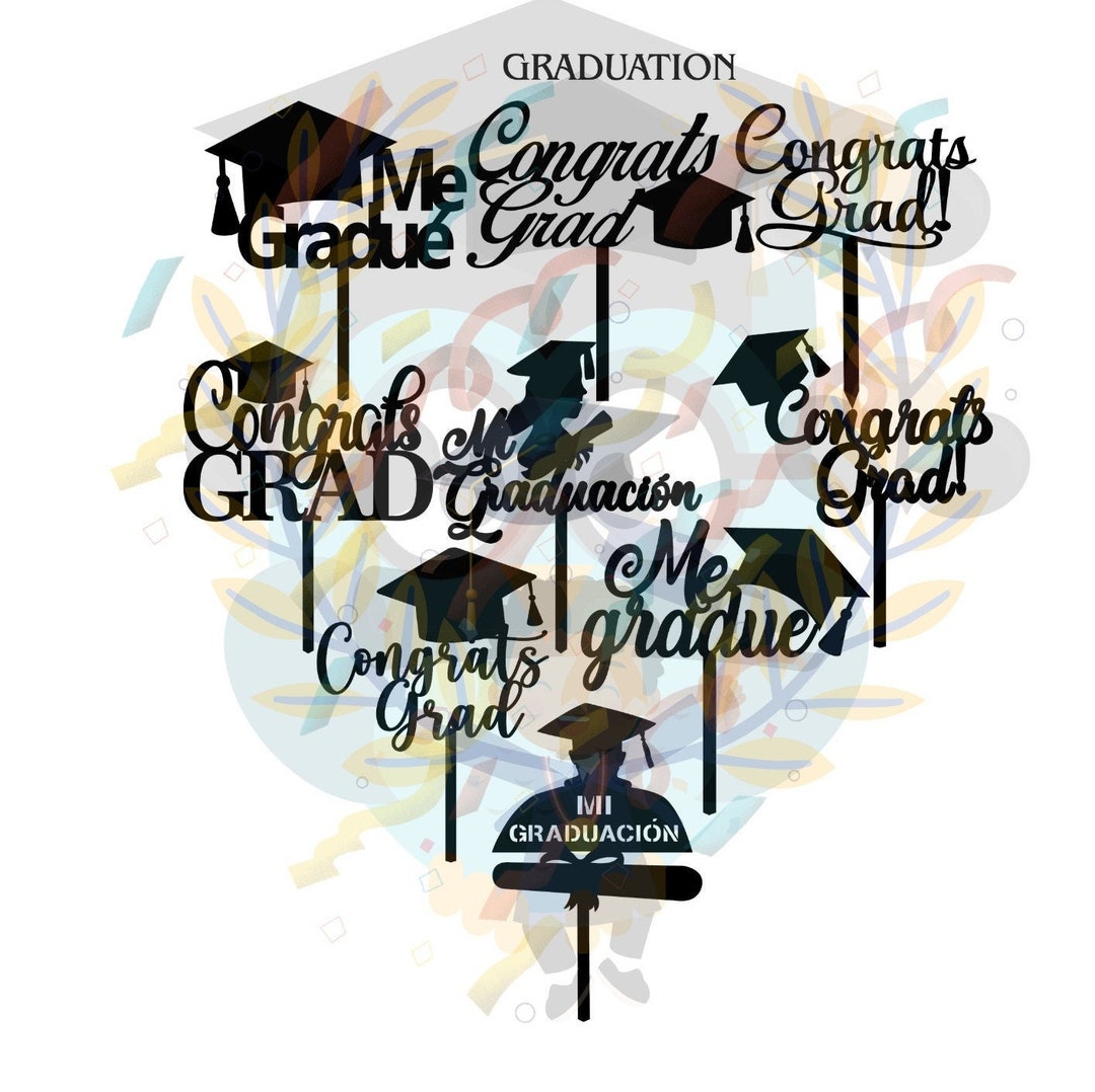 GRADUATION TOPPER CAKE - Etsy