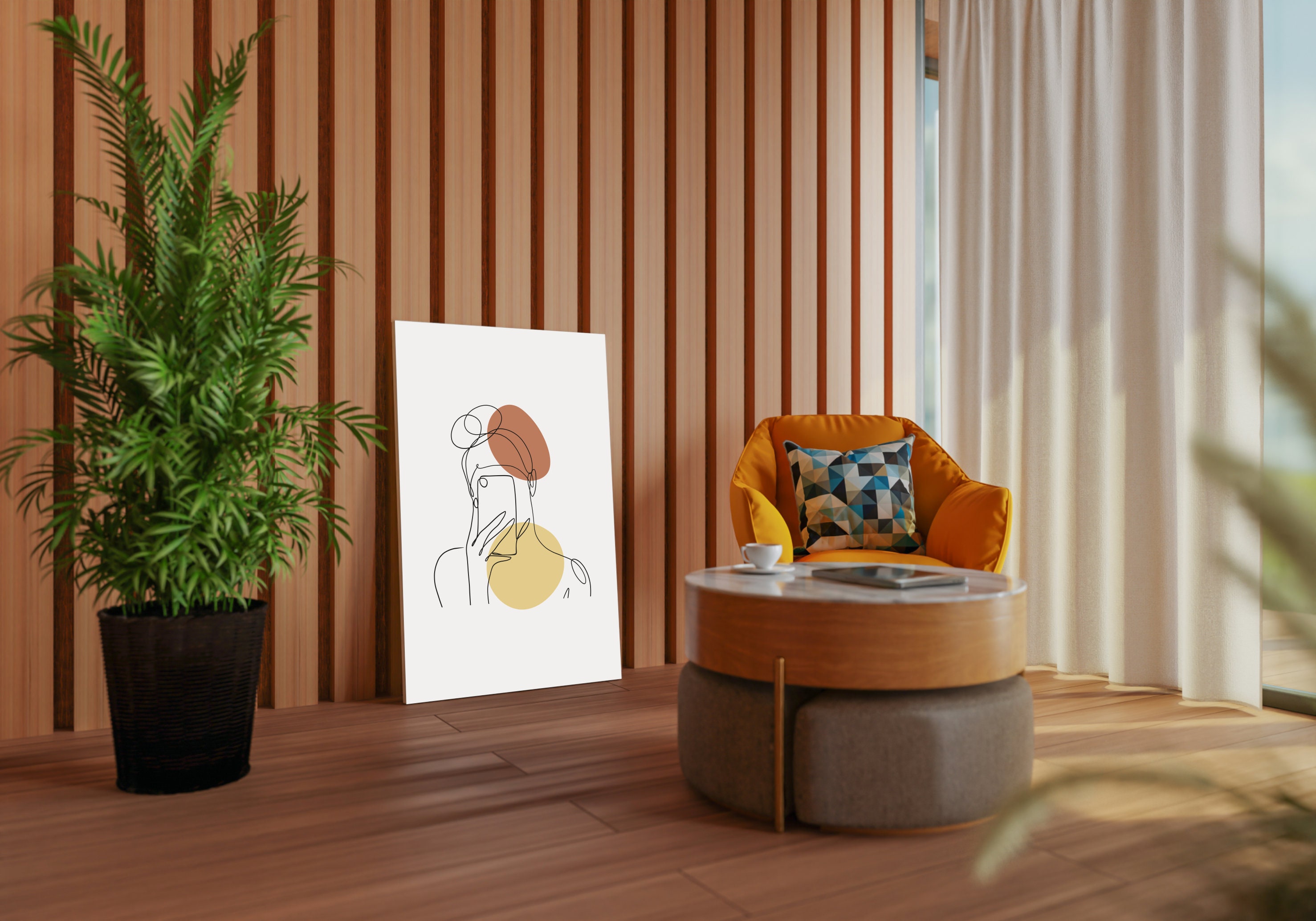 One Line Art Woman Printable Woman Line Art Home Decor One - Etsy