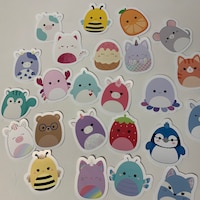 Squishmallow 30pc Sticker Set, Kids Stickers, Squishmallow Gift ...