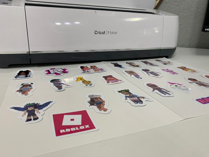 Roblox Girl Gamer Stickers: Laptop, Notebook Decals (24 Pieces) - Etsy