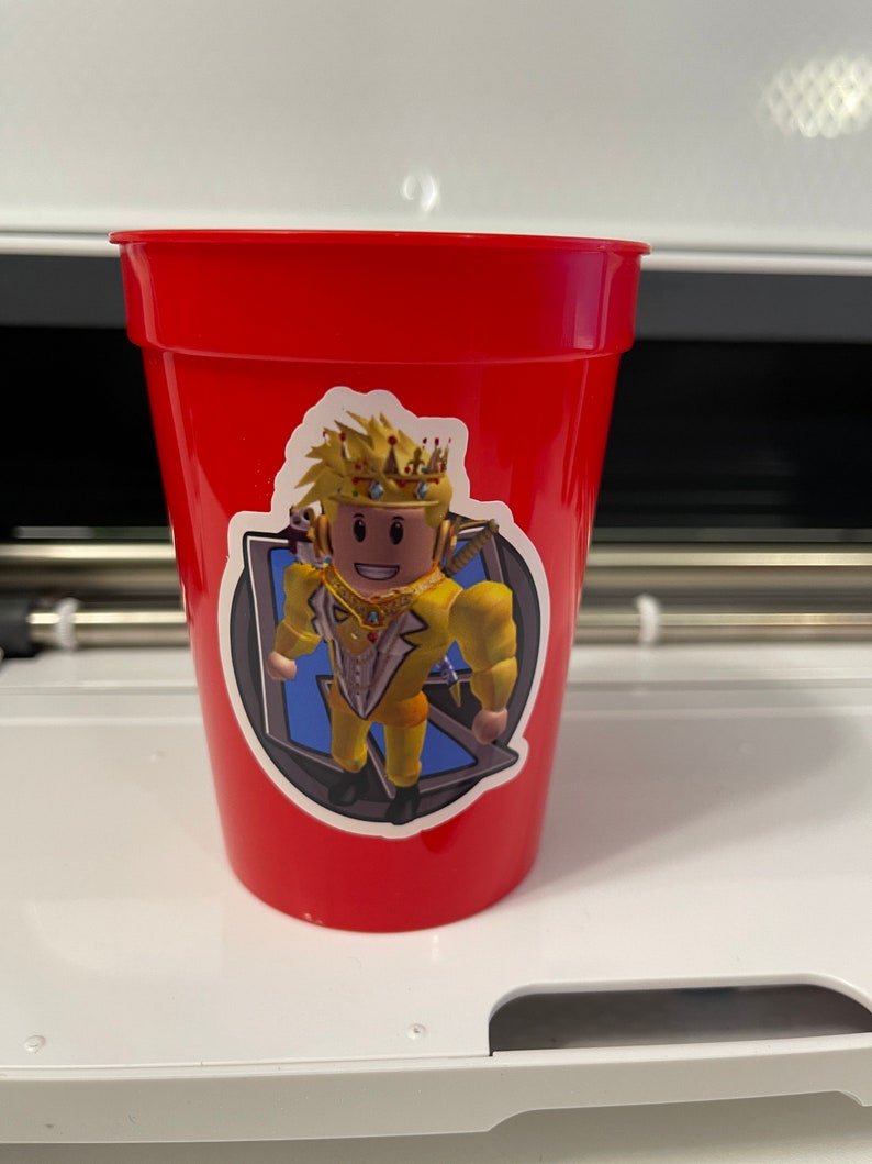 Red Plastic Stadium Cup for Gamers Boys pack of 8 - Etsy