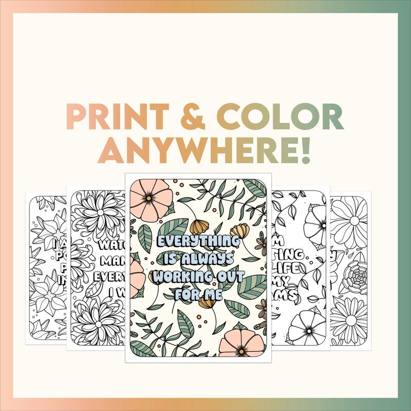 Manifest Coloring - Etsy UK