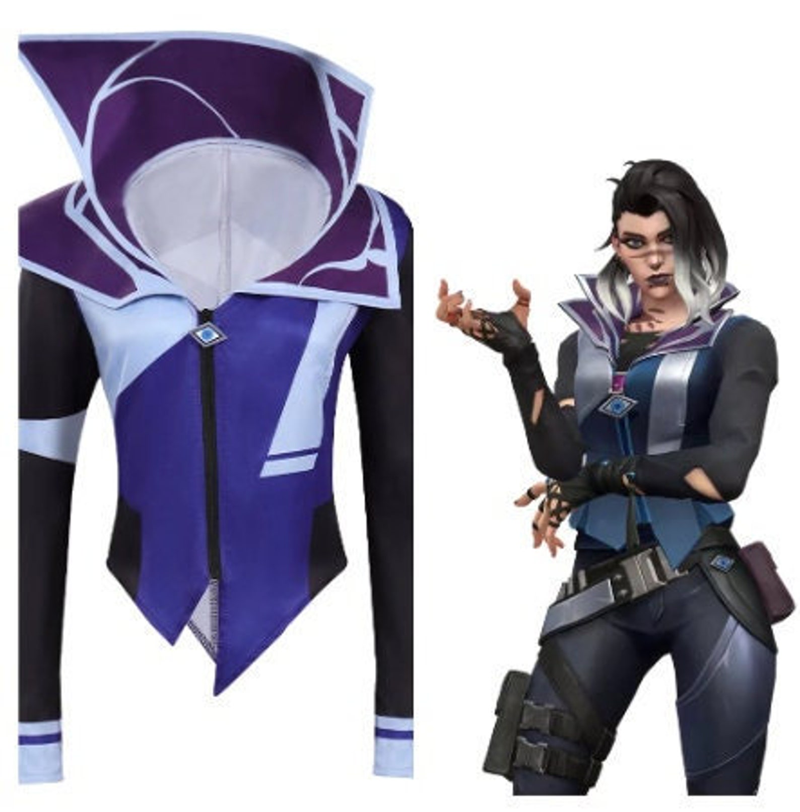 Valorant Fade Cosplay Costume Male/female Outfits Halloween - Etsy ...