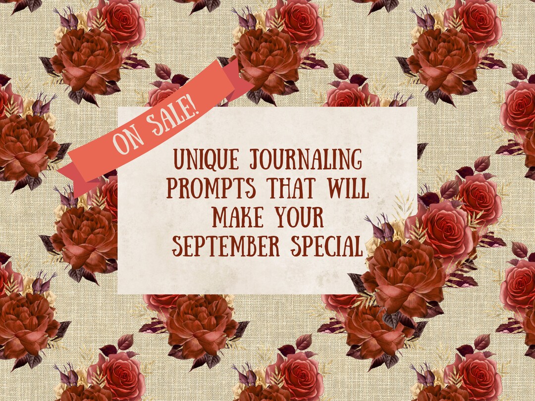 September Journaling Prompts || Unique, Guided Questions, 12-page ...