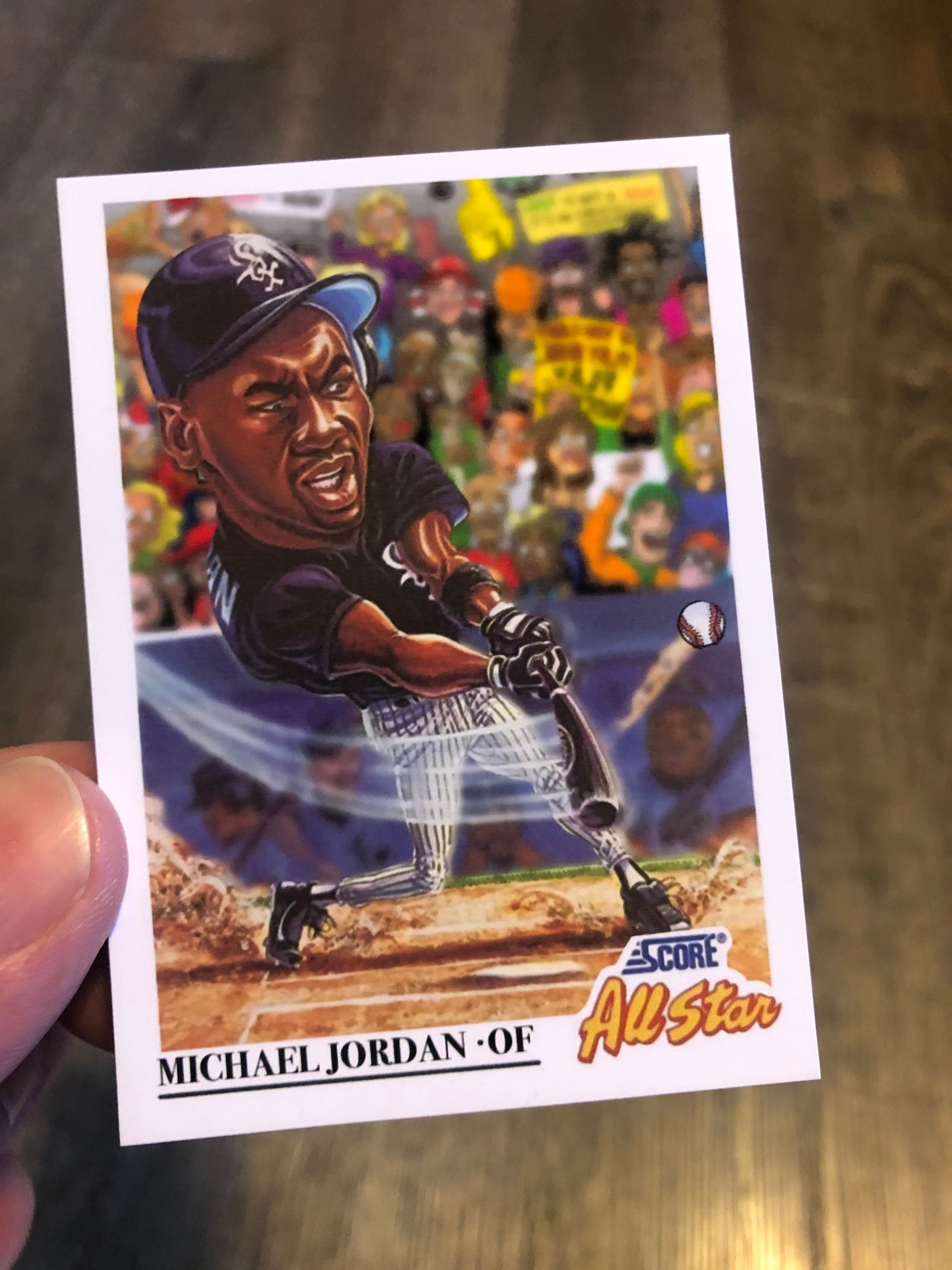 1991 Score Style All Star Michael Jordan Custom ACEO White Sox Card - Etsy