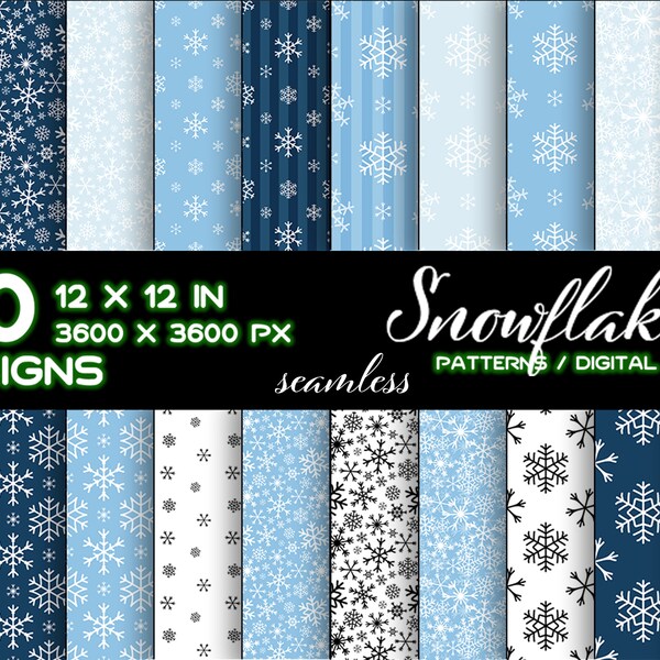 Snowflake Clip Art - Etsy