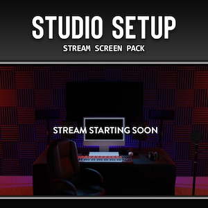 Studio Setup - TWITCH Animated Stream Screens - Producer MIDI Recording ...