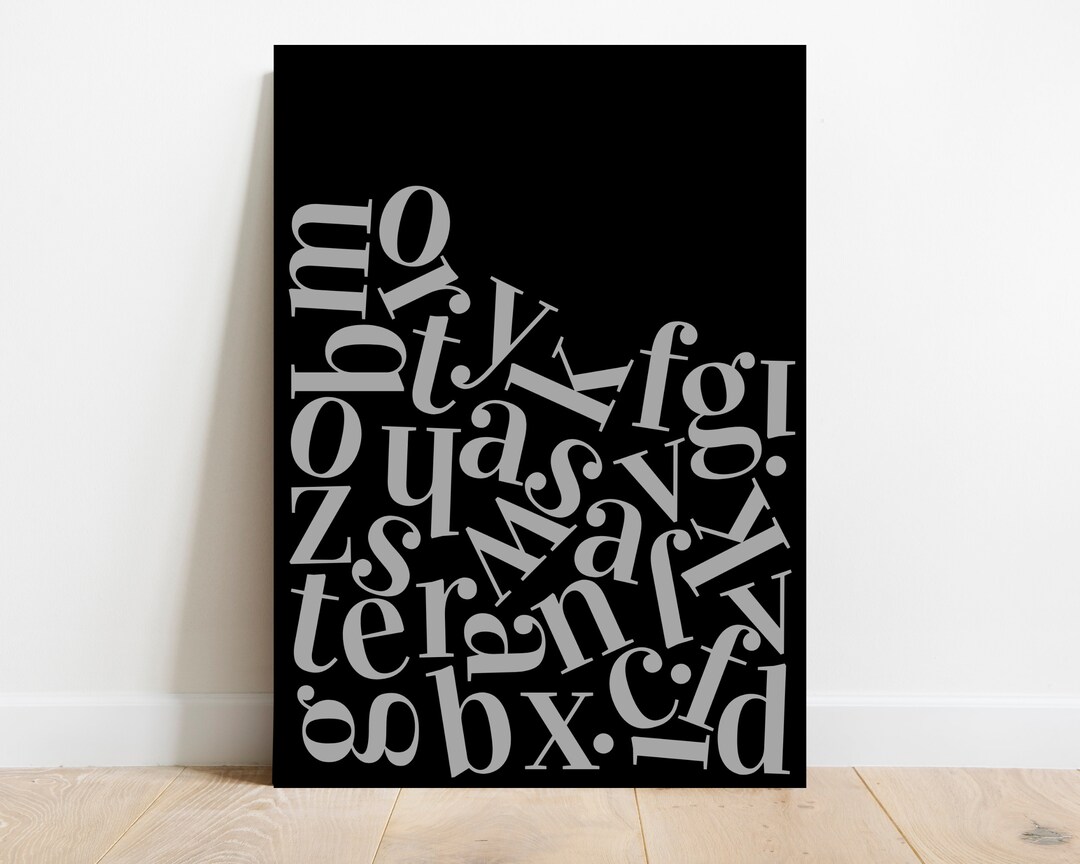 Creative Chaos the Ultimate Alphabet Poster Calligraphy Masterpiece ...