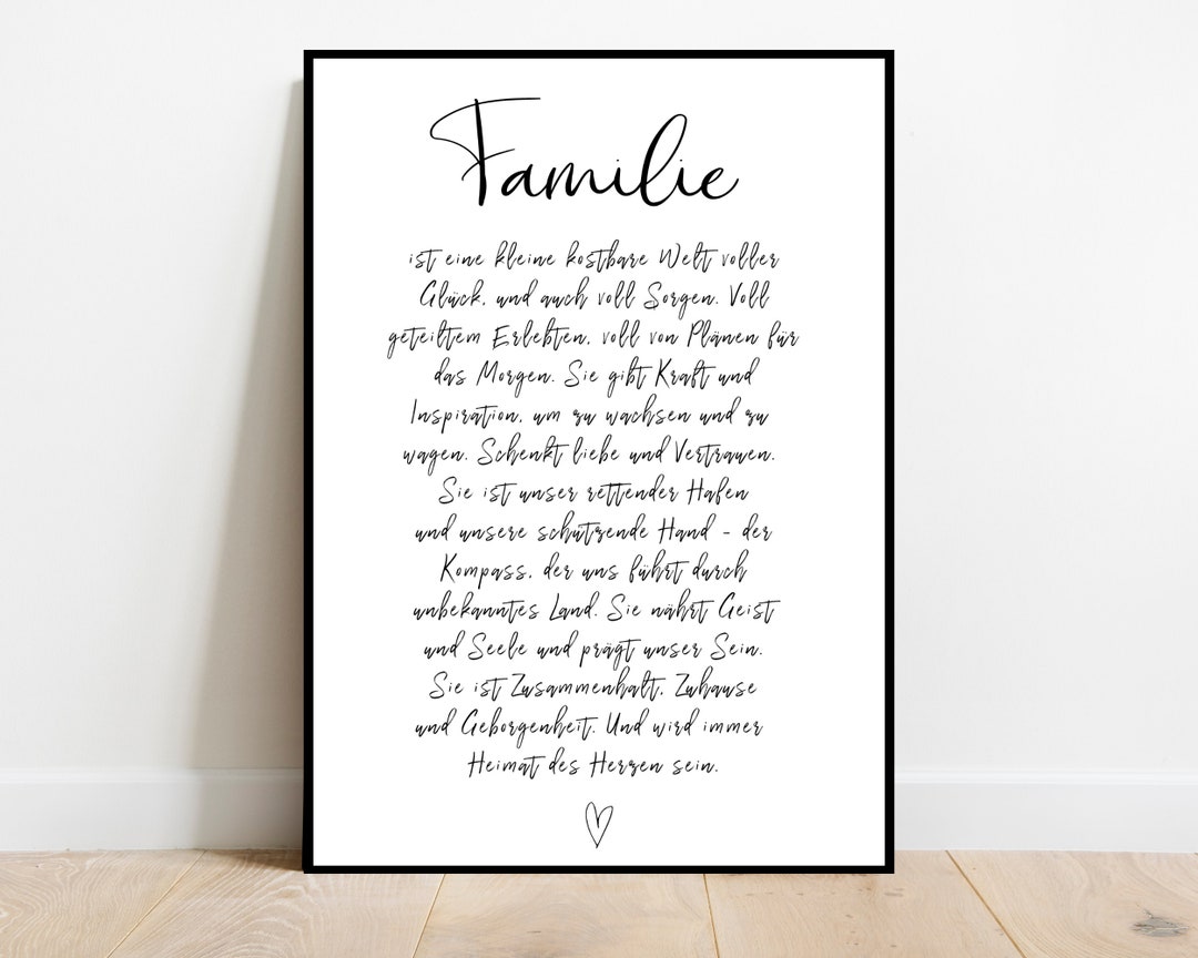 Family Happiness Poster Format Loving Words Family Harmonic Family Life ...