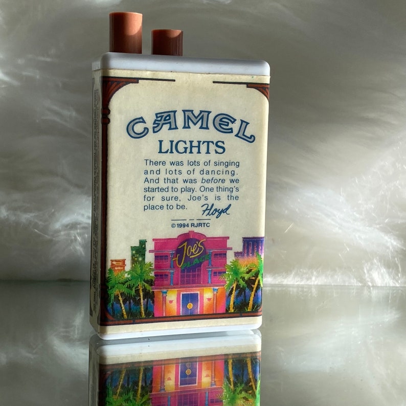 Vintage Camel Lights Cigarette Lighter Prop Joe Camel 1990 Joes Place ...
