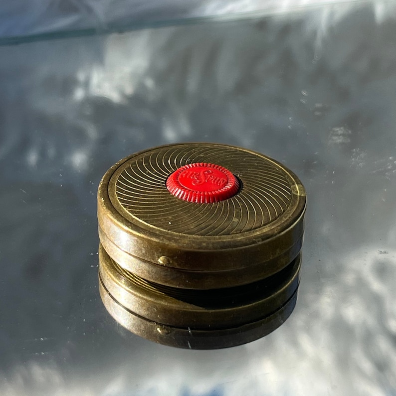 Vintage 1940s COTY Rouge Gold Compact Makeup Mirror / Airspun New York ...