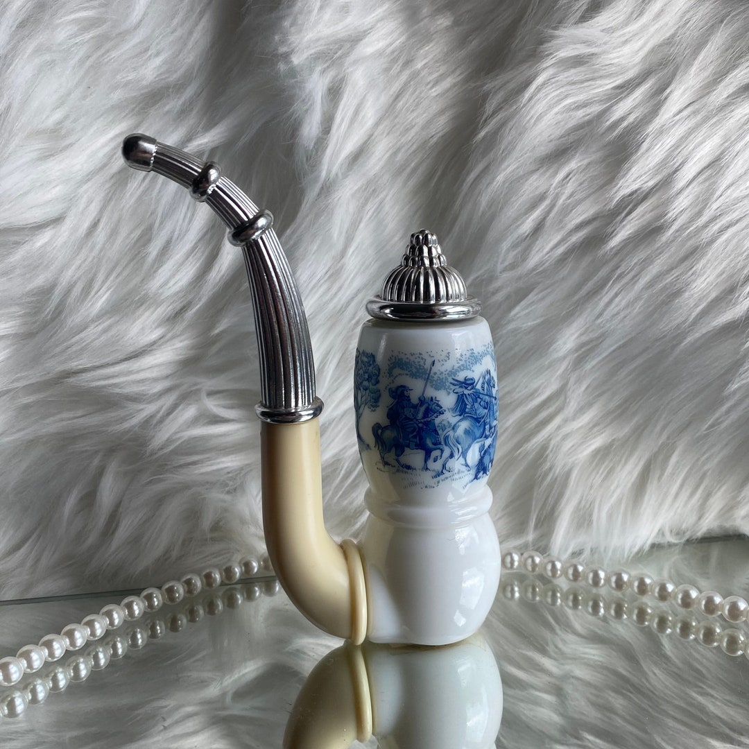 Vintage 1973 Avon Dutch Pipe Decanter Tribute Cologne for Men Milk ...