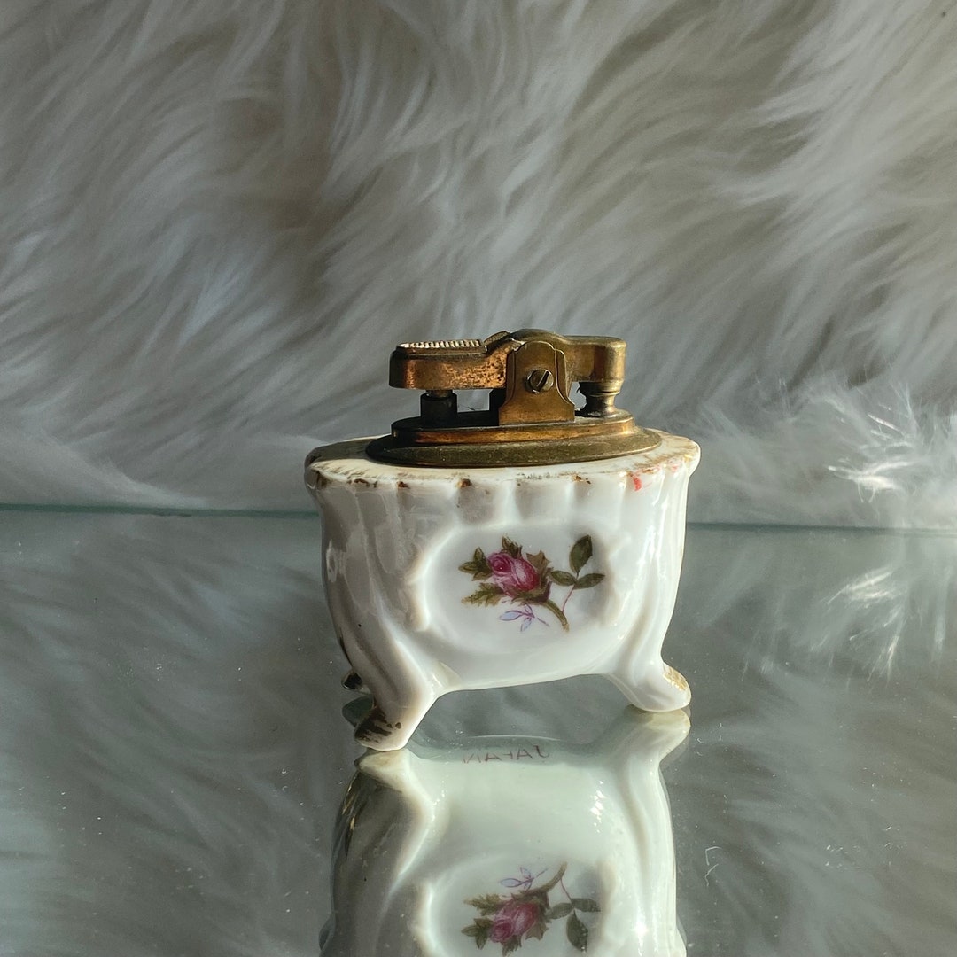 Vintage 1940s Japan CONDOR Porcelain Table Lighter Hand - Etsy