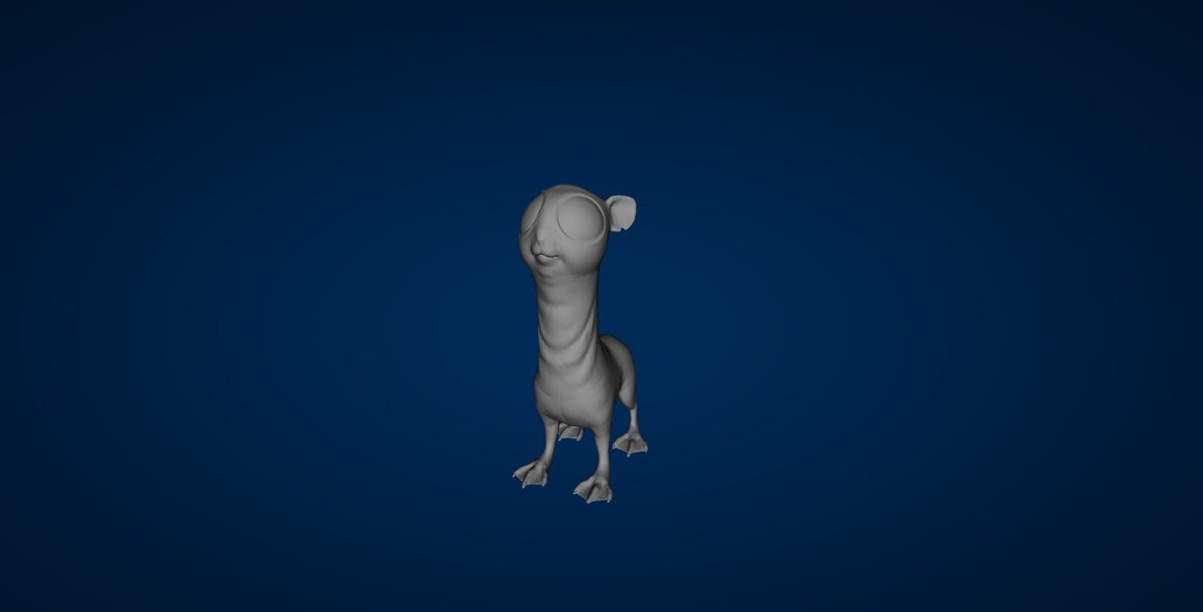 Mooncalf Resin Figurine for Painting 3D Printed - Etsy