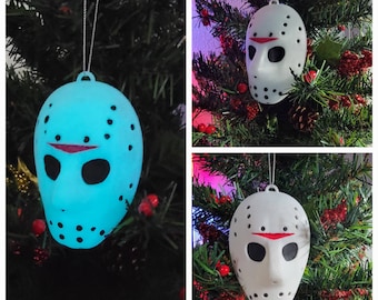 Hand Painted Jason Voorhees Friday the 13th Christmas Horror Ornament ...