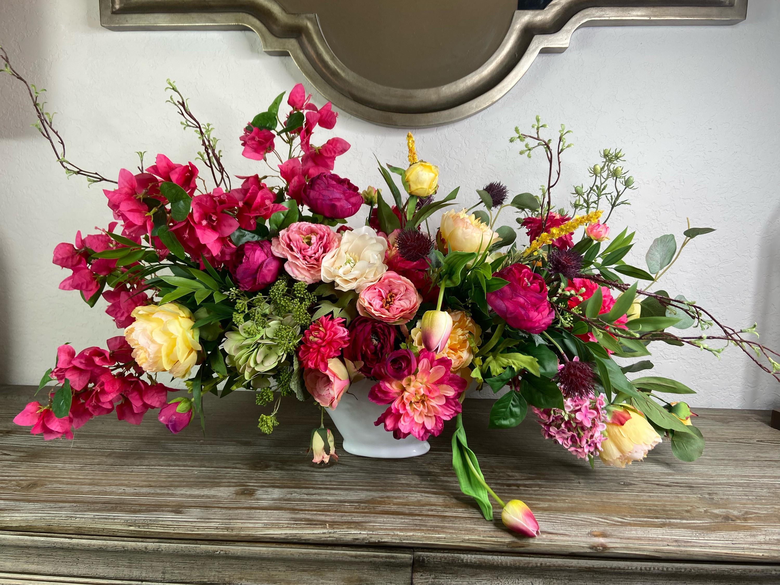 Large Elegant Dahlia Peony Tulip Hydrangea Rose Azalea Thistle Berry ...