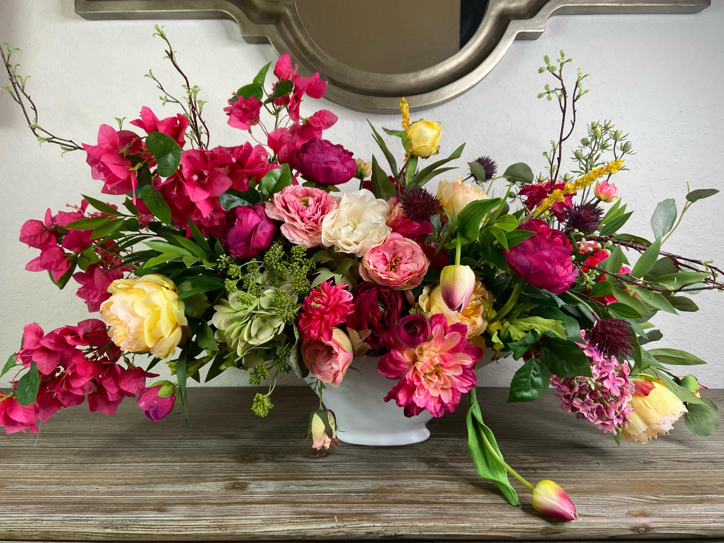 Large Elegant Dahlia Peony Tulip Hydrangea Rose Azalea Thistle Berry ...