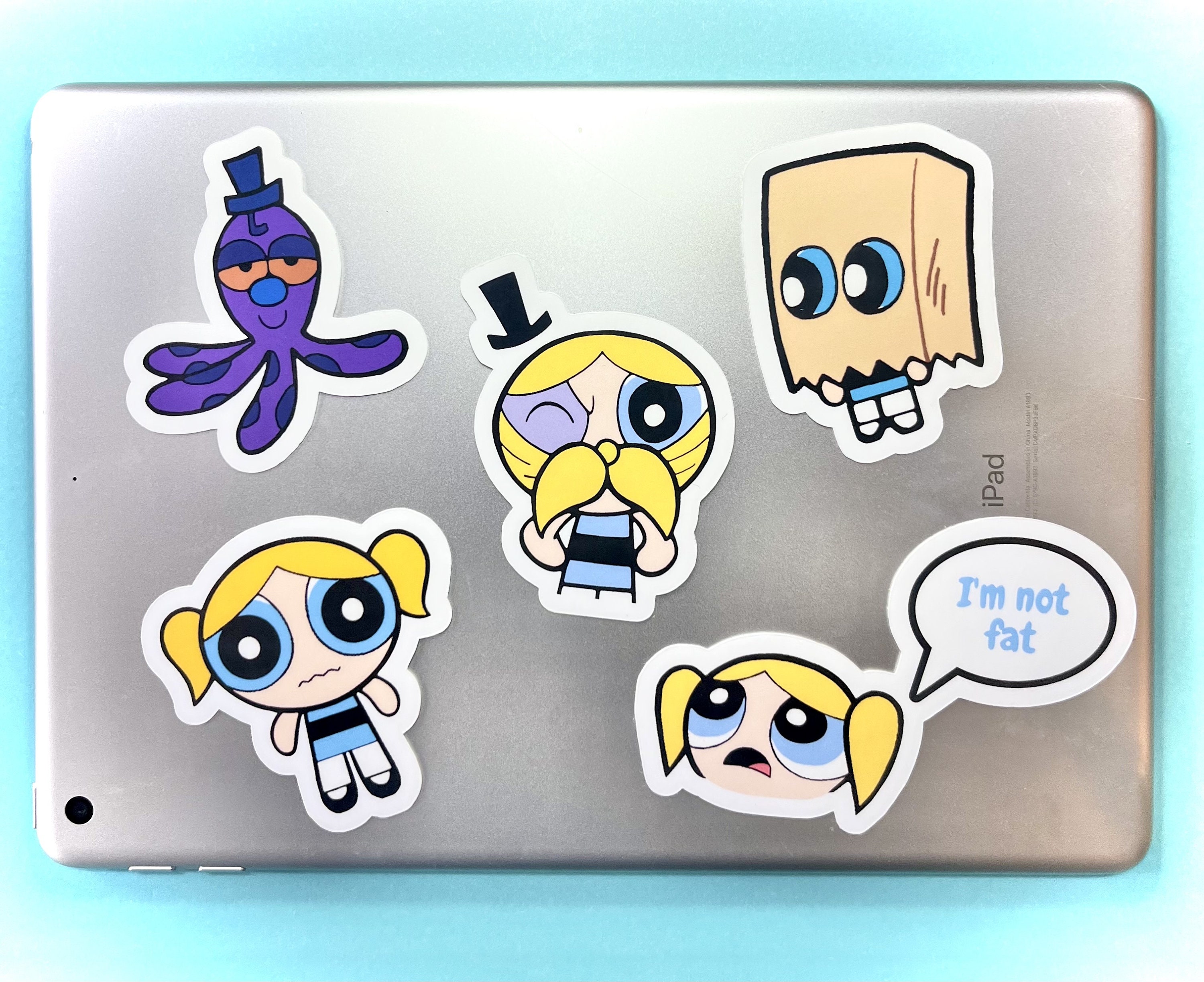Powerpuff Girls Stickers: Classic Bubbles Updated Colors 15 - Etsy