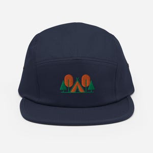 Camp Themed Five Panel Hat | Embroidered Outdoor Lover's Cap | Ideal ...